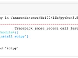 Python 3 X Scipy Cannot Be Imported In Jupyter Notebook Stack Overflow