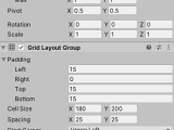 C Unity Grid Layout Group With Dynamic Cells Stack Overflow