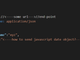 Node Js How To Send Javascript Date Object With Post Request In Rest