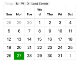 Css Ionic2 Calendar Customize Styles Stack Overflow