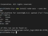 Node Js Error When Trying Npm Install Node Sass Save Dev Stack
