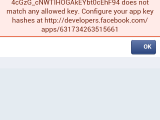 Authentication Invalid Android Key Parameter Facebook Login Stack