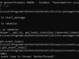 Python Runtimeerror There Is No Current Event Loop In Thread