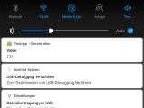 Notifications How Do I Show Text In Android System Status Bar Stack