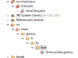 Creating Eclipse Source Files Src Main Java And Src Main Groovy With