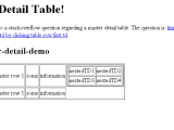 Javascript Html Nested Table Hide Or Show Table Last Td By Clicking