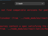 Cocoapods Problem When Installing Pods After Updating React Native