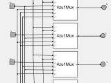 Microcontroller 4 Bit Barrel Shifter With 4x1 Multiplexers