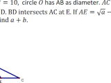 Triangle And Circle Geometry Question Mathematics Stack Exchange