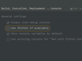 Pycharm Waiting For Repl Response When Python Console Using Ipython