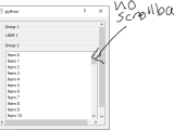 Python Qlistwidget Display More Items Stack Overflow