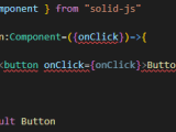 Javascript How To Annonate A Solidjs Component Using Typescript