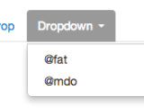 Twitter Bootstrap Dropdown Tab With Split Button Dropdowns Behavior