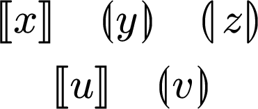 Double Brackets Tex Latex Stack Exchange - Best Geometric Photos in 4K