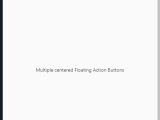Dart Flutter Multiple Centered Floating Action Buttons Stack Overflow