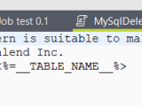 Talend Using Custom Sql Template Stack Overflow