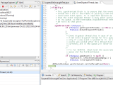 Eclipse Java Uncaught Exceptions On The Edt Suspend Execution In