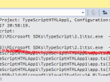 Visual Studio Typescript Compile On Save Fails Project Contained