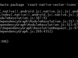 React Native Vector Icons Error On Build Android Stack Overflow