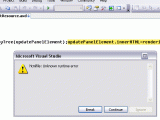 Ajax Asp Net Updatepanel Error Htmlfile Unknown Runtime Error