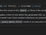 Python Vscode Intellisense For Sqlalchemy Query Result Stack Overflow