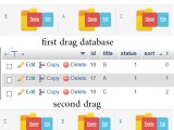Updating Database Sort Column Using Ajax In Php Stack Overflow