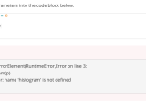Python Why It Shows Nameerror Name Histogram Is Not Defined