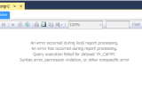 Reporting Services Ssrs Report Local Machine Execution Error Stack