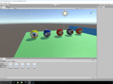 C Illustrating Sorting Process Of Balls In Unity Using Sorting