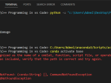Error While Running Python Program On Vs Code Due To Conda Stack Overflow