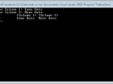 How To Best Way To Draw Table In Console App C Stack Overflow