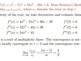 Convergence Divergence Finding Error Of Newton S Method Mathematics