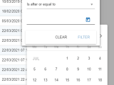 Angular Material Date Picker Issue Inside Kendo Column Filter Stack