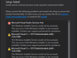 Windows Error During Visual Studio 2015 Installation Stack Overflow