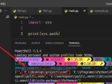 Pythonpath From Launch Json Not Visible In Python Script Vs Code