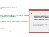 Runtime Error Javascript In Visual Studio Sharepoint Stack Exchange