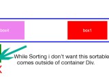 Html Jquery Ui Draggable And Sortable Inside The Container Parent