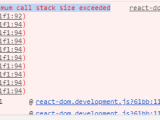 Reactjs Maximum Call Stack Size Exceeded Stack Overflow