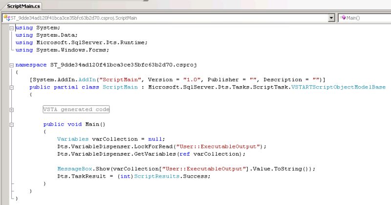 Visual Studio 2005 How To Execute A Process Task Where The Executable - High Resolution Gradient Backgrounds for Desktop