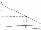 Calculus Related Rates Shadow Question Mathematics Stack Exchange