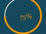 Html Jquery Circular Progress Bar With Small Circle At End Stack