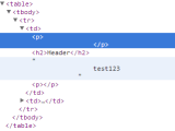 Html Table Tr Td P H2 What S Wrong With That Stack Overflow