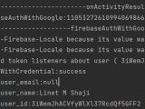 Firebase Google Authentication Getcurrentuser Getemail Returns Null