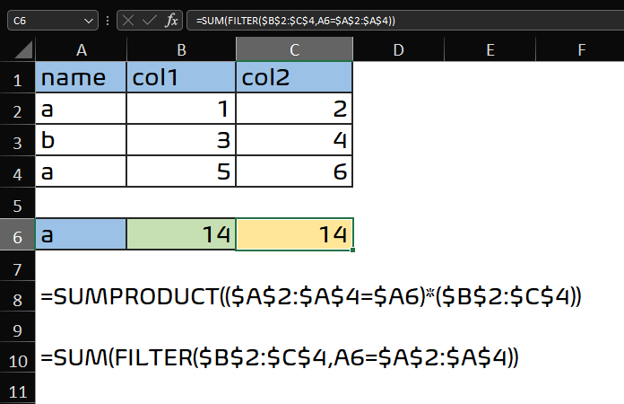 excel sumif multiple columns data - Dev solutions