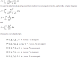 Calculus Comparing Improper Integrals Involving Infinity