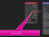 How To Get Object Texture Coordinates In Geometry Nodes Blender