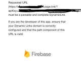 Ios I Am Getting Invalid Dynamic Link When Clicking To The Sign In