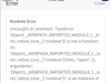 Cordova Ionic 4 Open Native Settings Plugin Not Working Stack Overflow