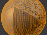 Three Js Texturing Terrain On A Spherical Hexagon Grid Map Stack Overflow
