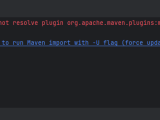 Spring Cannot Resolve Plugin Org Apache Maven Plugins Maven Site